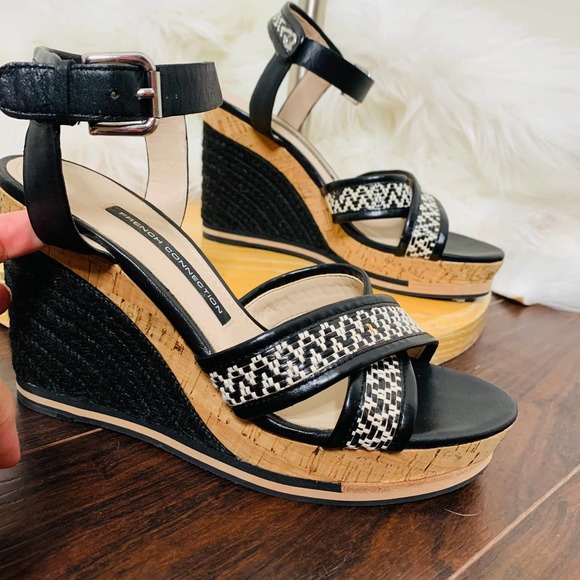 French Connection | Shoes | French Connection Black Lata Espadrille ...
